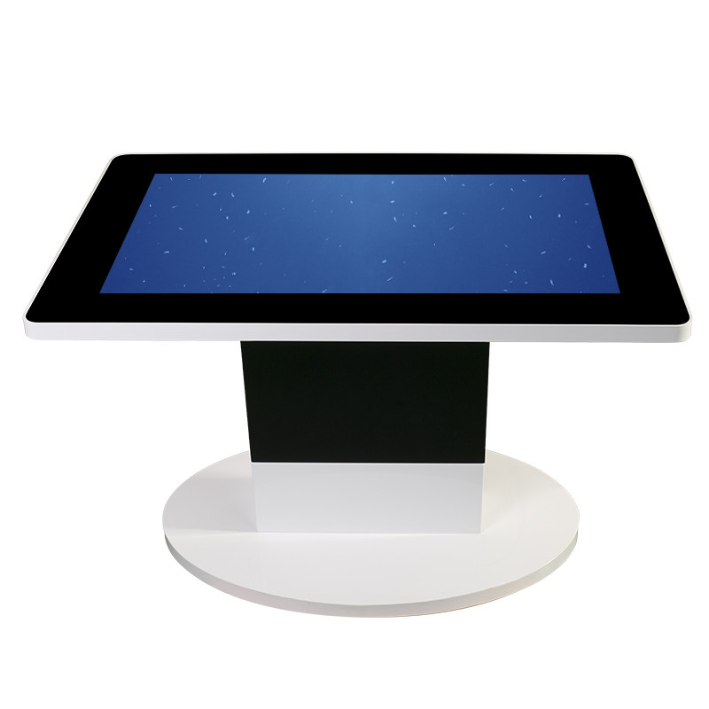 Waterproof 43 Inch All in One Floor Stand Capacitive Touch Table Kiosk ...