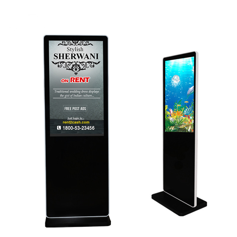 Usb Sd Card Auto Play Digital Signage Kiosk Built In NAND Flash Memory 8GB