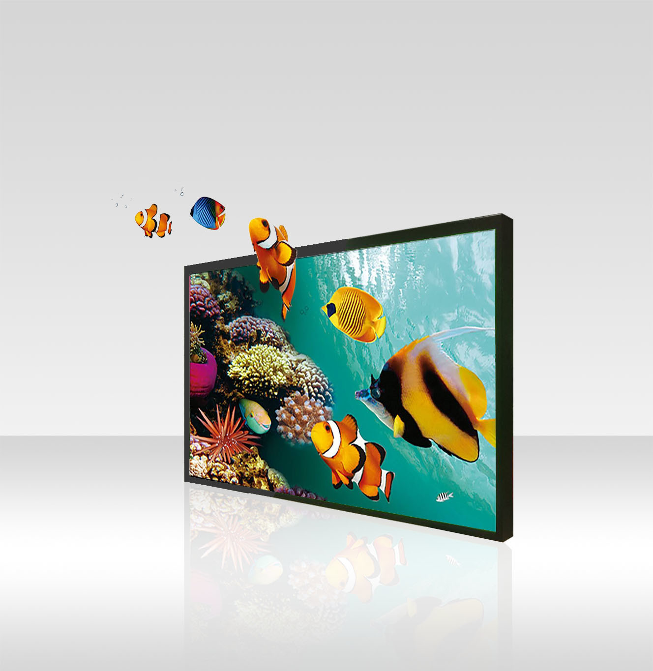 Intelligent Interactive Glass Free 3D Display 4K 3840 * 2160 Resolution ...