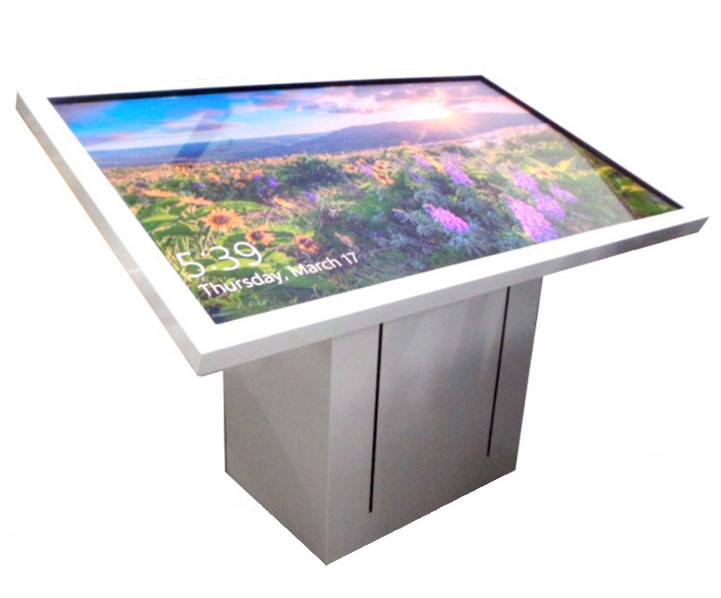 I3/I5/I7 Computer Interactive Totem 55" 1080P Touchscreen Display ...
