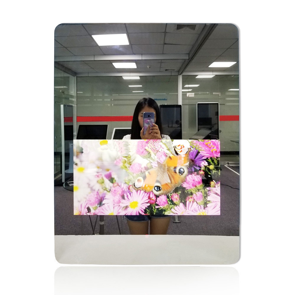 32 Inch Wall Mount Interactive Touchscreen Magic Mirror With Motion Sensor