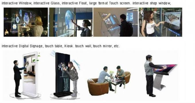 32 Inch Touch Screen Film Overlay , Transparent Capacitive Touch Screen ...