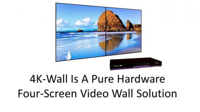 Custom Seamless Video Wall Monitors , 49 Inch Exhibition 4 Screen Video ...