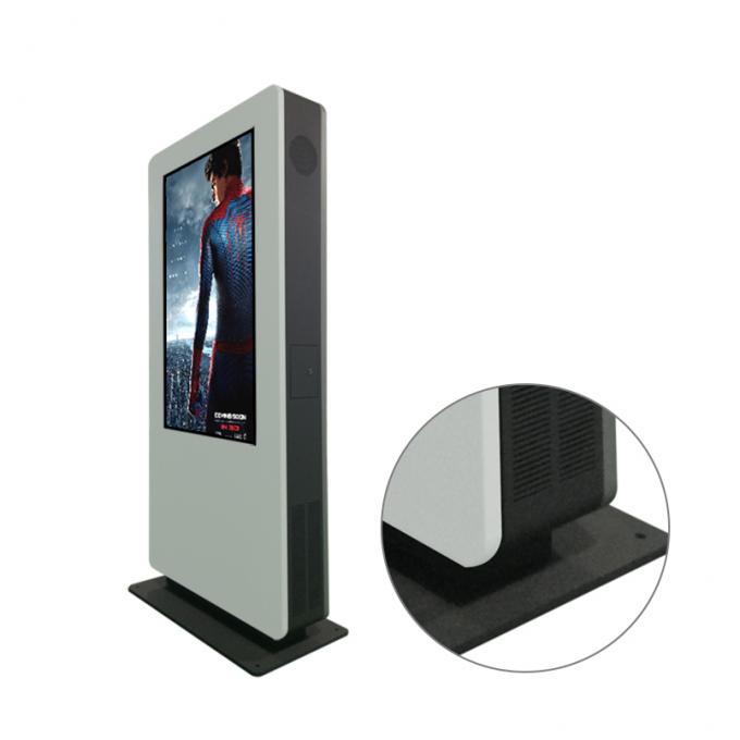 Sun Readable Floor Standing Lcd Advertising Display , Adjustable Lcd Ad ...