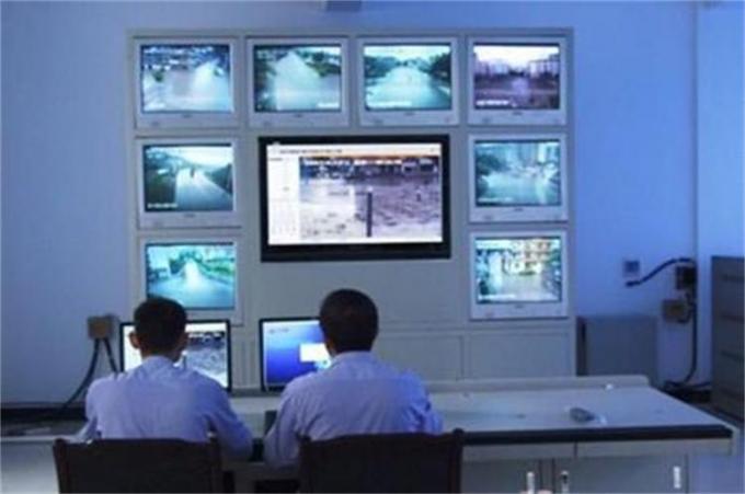 Wall Mount 22 Inch Security Monitor Screen , Multi - Function LCD Cctv ...