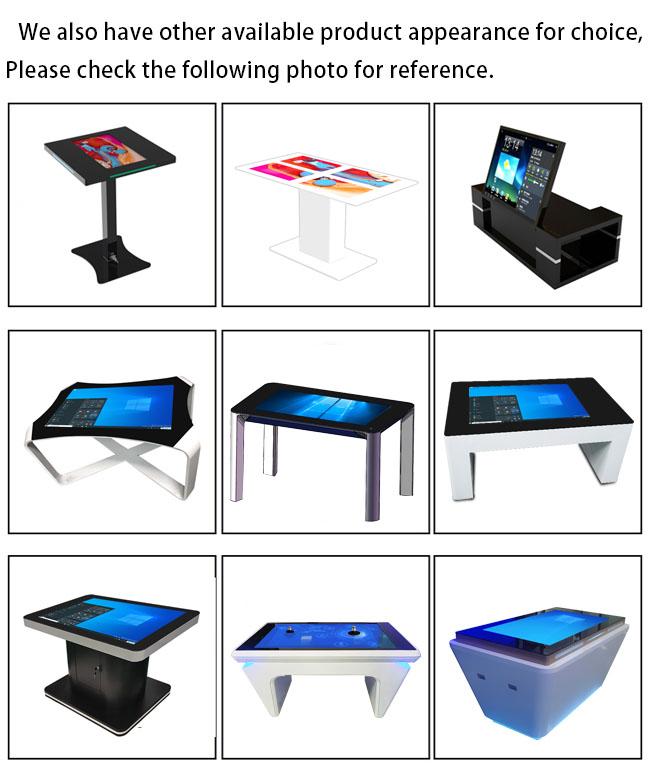 Smart Multi Touch Screen Table Windows System Digital Kiosk LCD TV Table